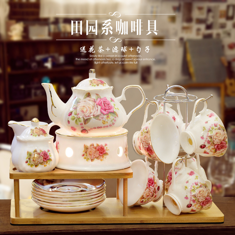 194 37 English Afternoon Tea Set Teapot Ceramic Tea Cup Set 194-37-english-afternoon-tea-set-teapot-ceramic-tea-cup-set